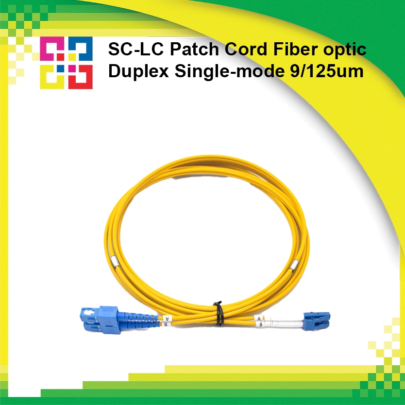 สายไฟเบอร์สำเร็จรูป SC-LC Patch cord Fiber Duplex Single-Mode 5M. LSZH - BISMON | Shopee Thailand