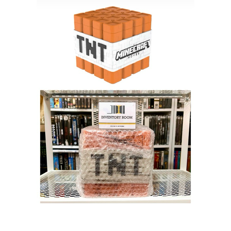 [ของสะสมลิขสิทธิ์แท้] พร้อมส่ง Minecraft TNT Bucket จาก Major ถังป็อปค ...