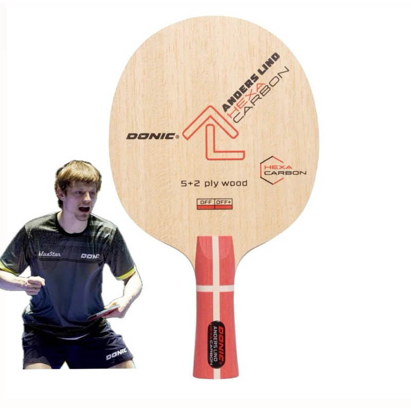 ไม้ปิงปอง Donic Anders Lind Hexa carbon แท้100%(preorder) | Shopee Thailand