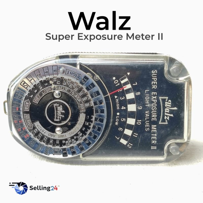 เครื่องวัดแสง Walz super Exposure meter ll Made in Japan เครื่องวัดแสง ระบบ เข็มให้งาน วัดค่าแสง ...