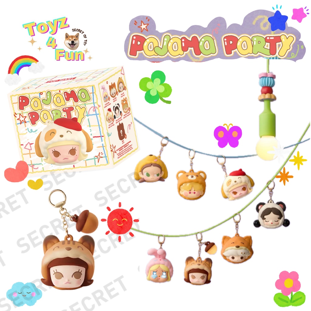 Toyz4Fun: Popmart Earphong Bag POP BEAN Pajama Party แบบสุ่ม ลุ้น ...