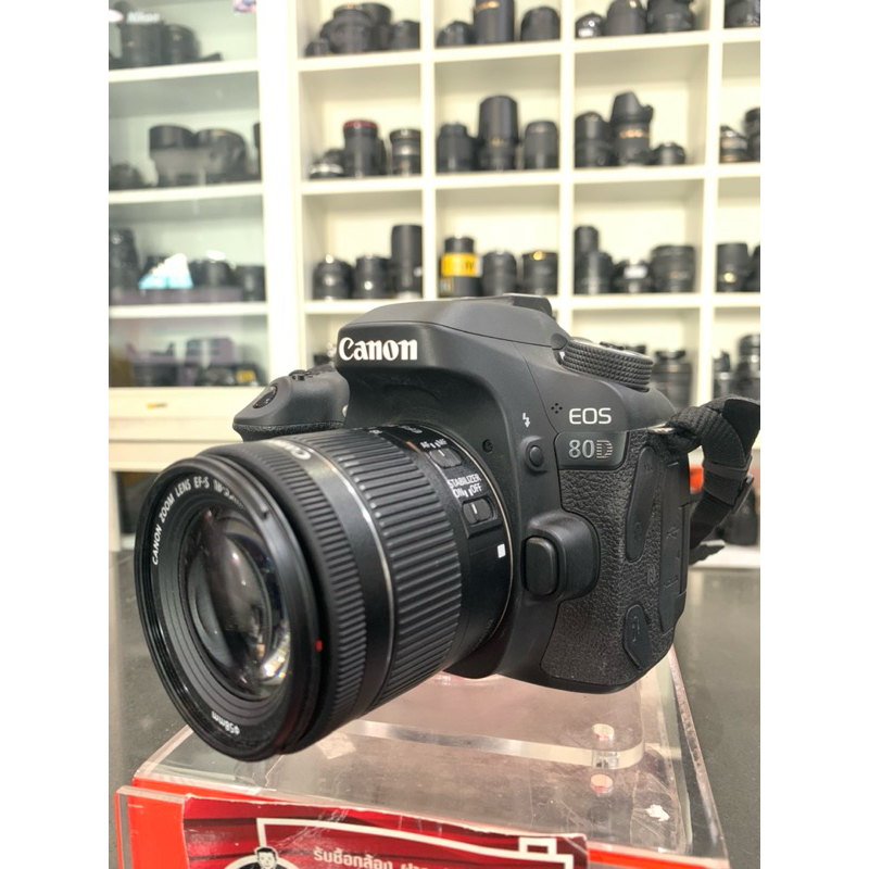 Canon EOS 80D+18-55 mm. อุปกรณ์ แบต ที่ชาร์จ | Shopee Thailand
