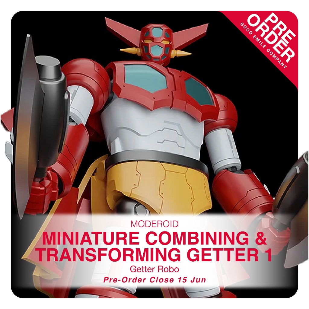 [PreOrder] MODEROID - Getter Robo_Miniature Combining & Transforming ...
