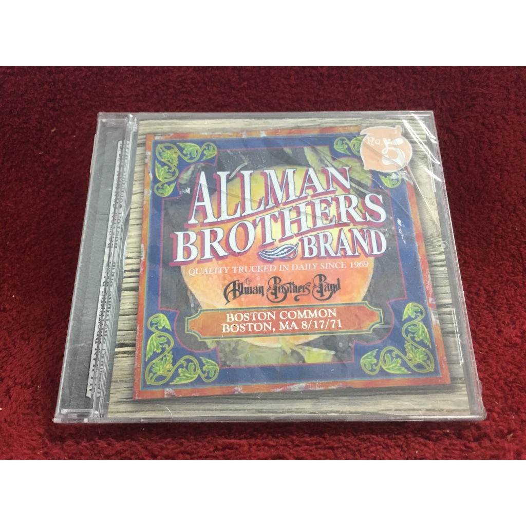 CD เพลงสากล The Allman Brothers Band – Boston Common 8-17-71 สภาพตามปก ...