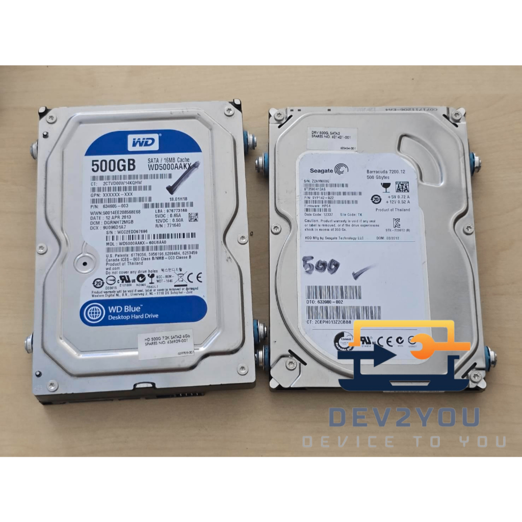 HDD(สินค้ามือสอง) ใช้งานได้ปกติ ไม่ช้า ไม่อึด สุขภาพดี ไม่ติดสี เช็ค ...