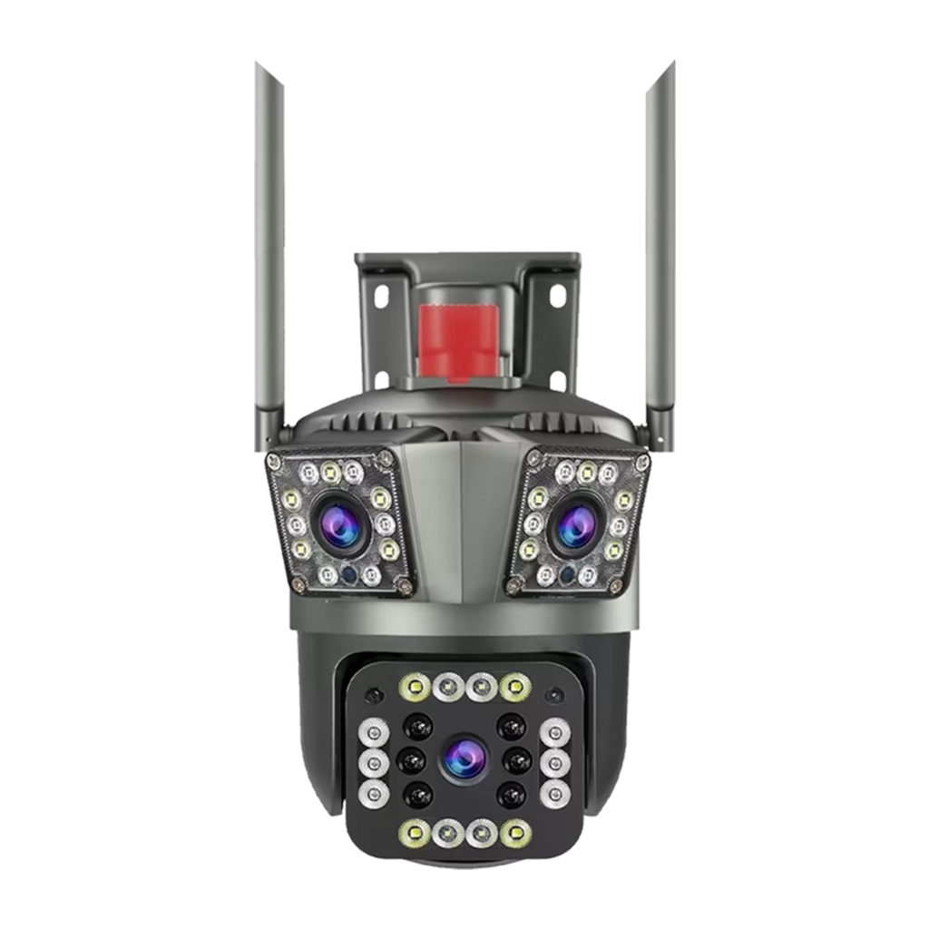 FRANWELL H10 กล้องรักษาความปลอดภัย WiFi ไร้สายกลางแจ้งสามเลนส์ป้องกัน ...