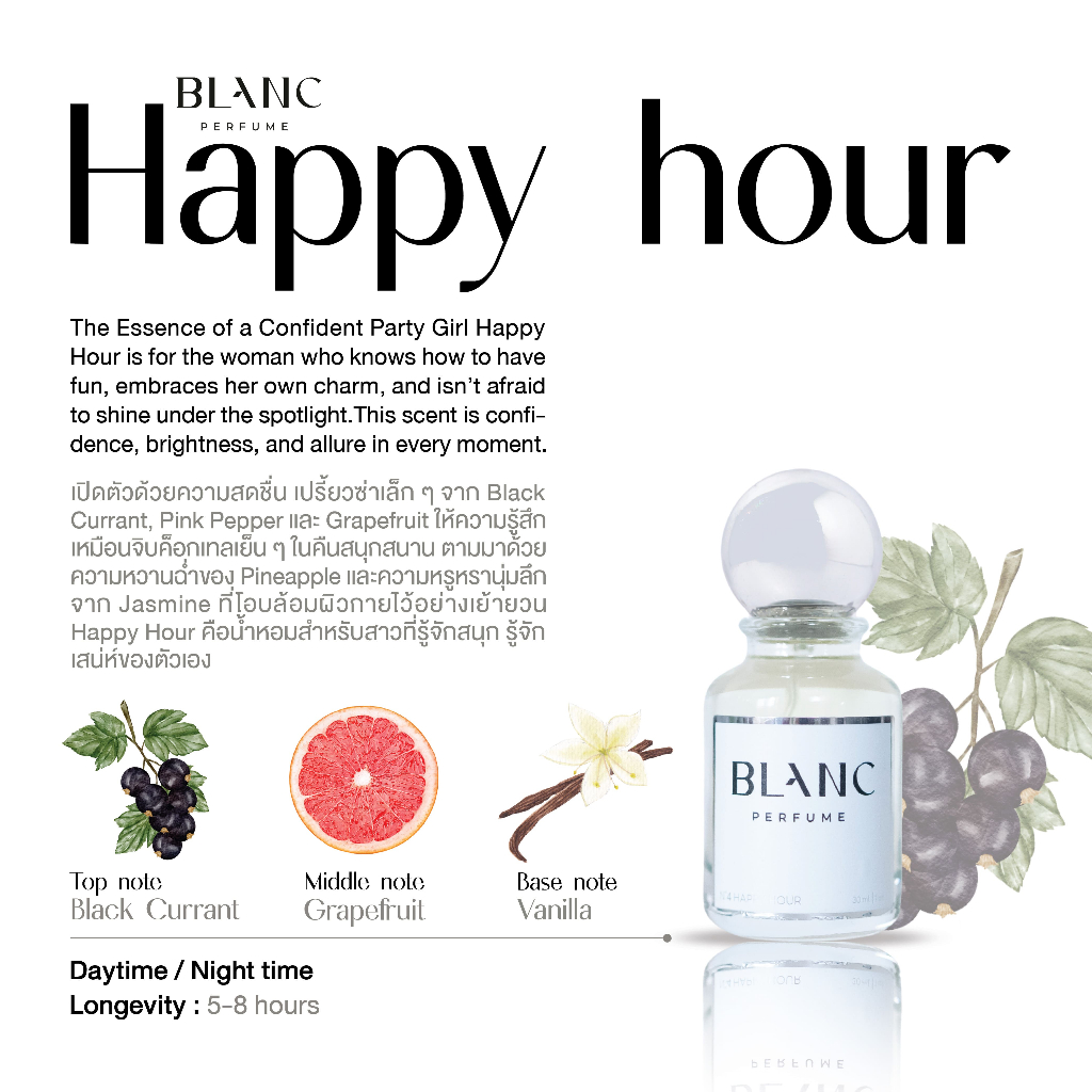 Blanc Happy Hour Perfume 30ml. | Shopee Thailand
