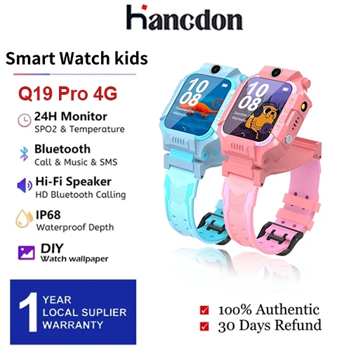Hancdon Q19 Pro 4G Smart Kids Watch การระบุตำแหน่งความแม่นยำสูง การ์ด ...
