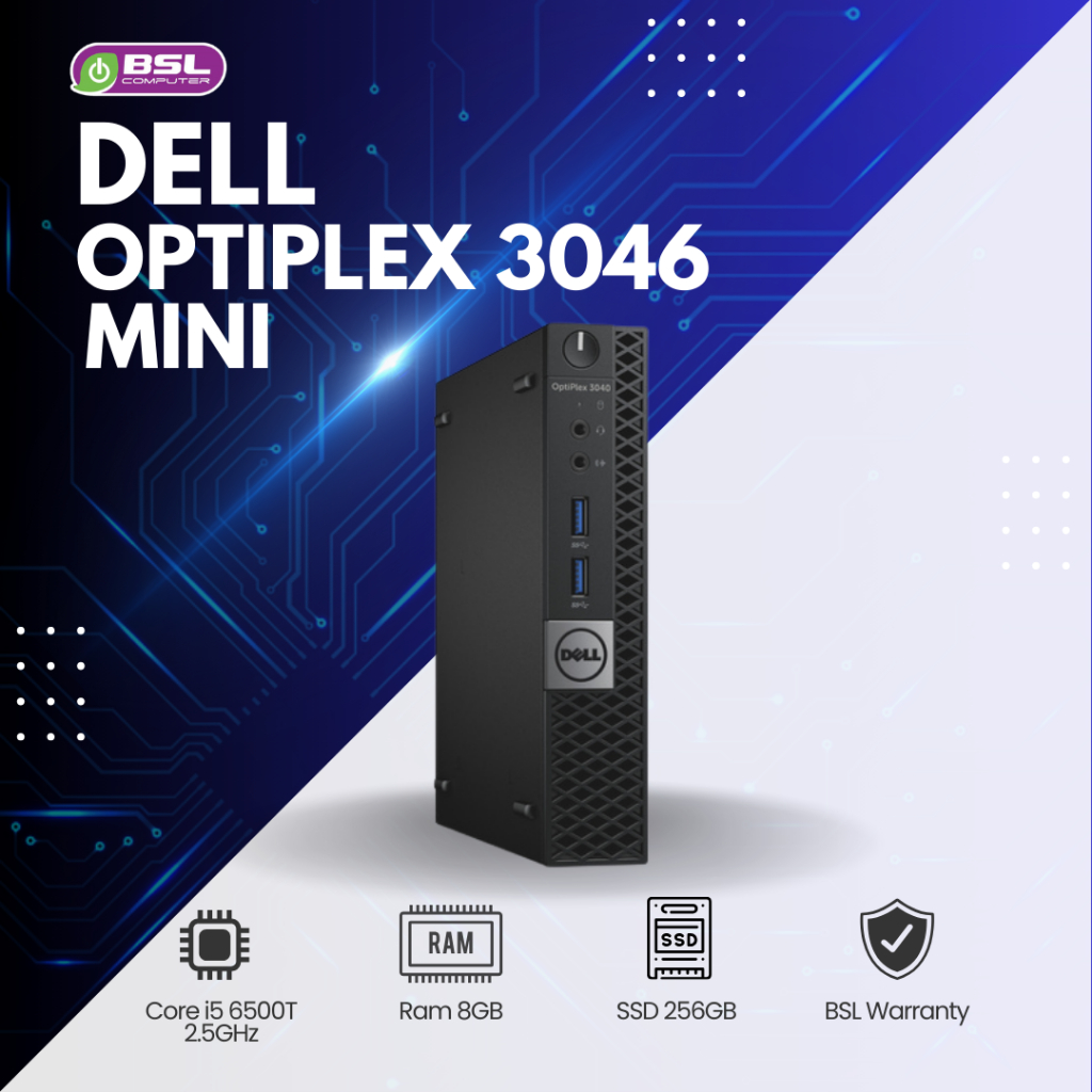 Mini PC Dell OptiPlex 3046 MINI i5 gen 6 คอมจิ๋ว ประหยัดพื้นที่ มินิ ...