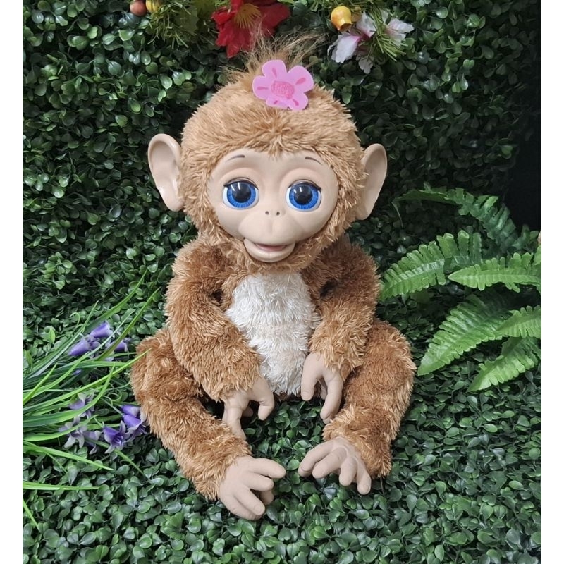FurReal Friends - Cuddles My Giggly Monkey ตุ๊กตาลิงน่ารักขยับได้ มี ...