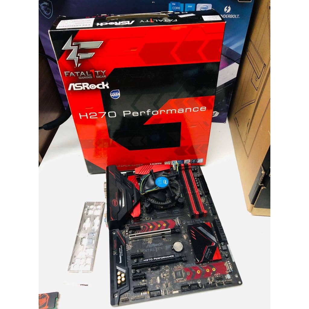 MAINBOARD 1151 ASROCK Fatal1ty H270 Performance มี m.2 2 ช่อง มีไฟ ...