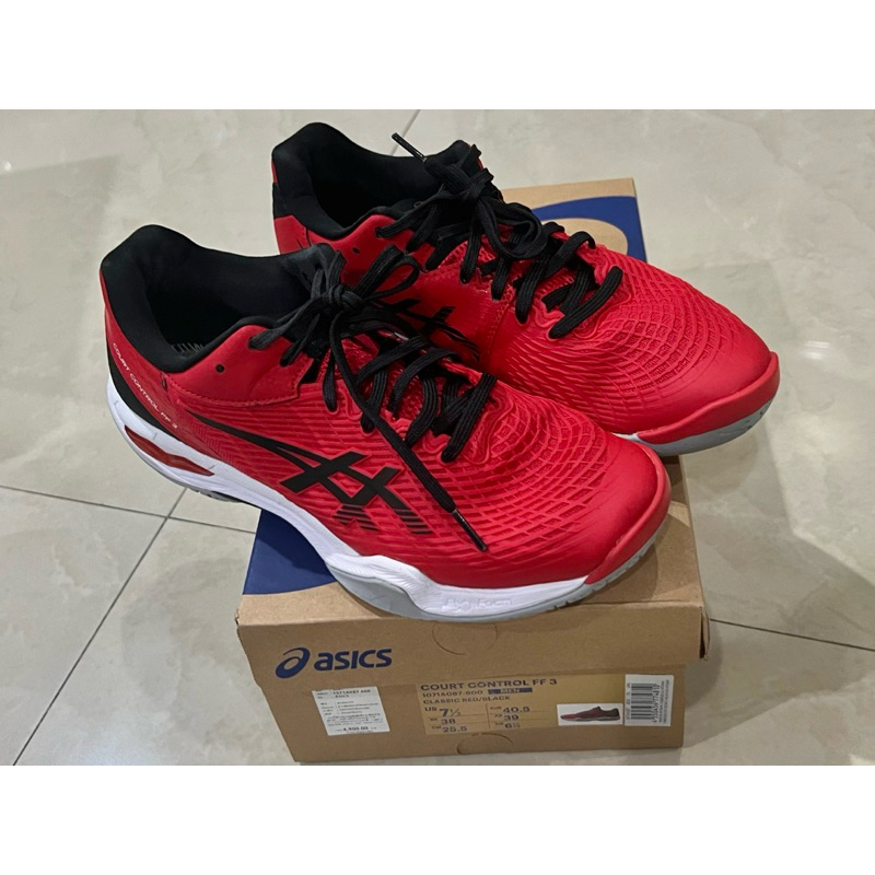 Asics court control ff3 มือสอง รองเท้าแบดมินตัน ไซส์ 25.5 ซม หรือ 7.5US ...