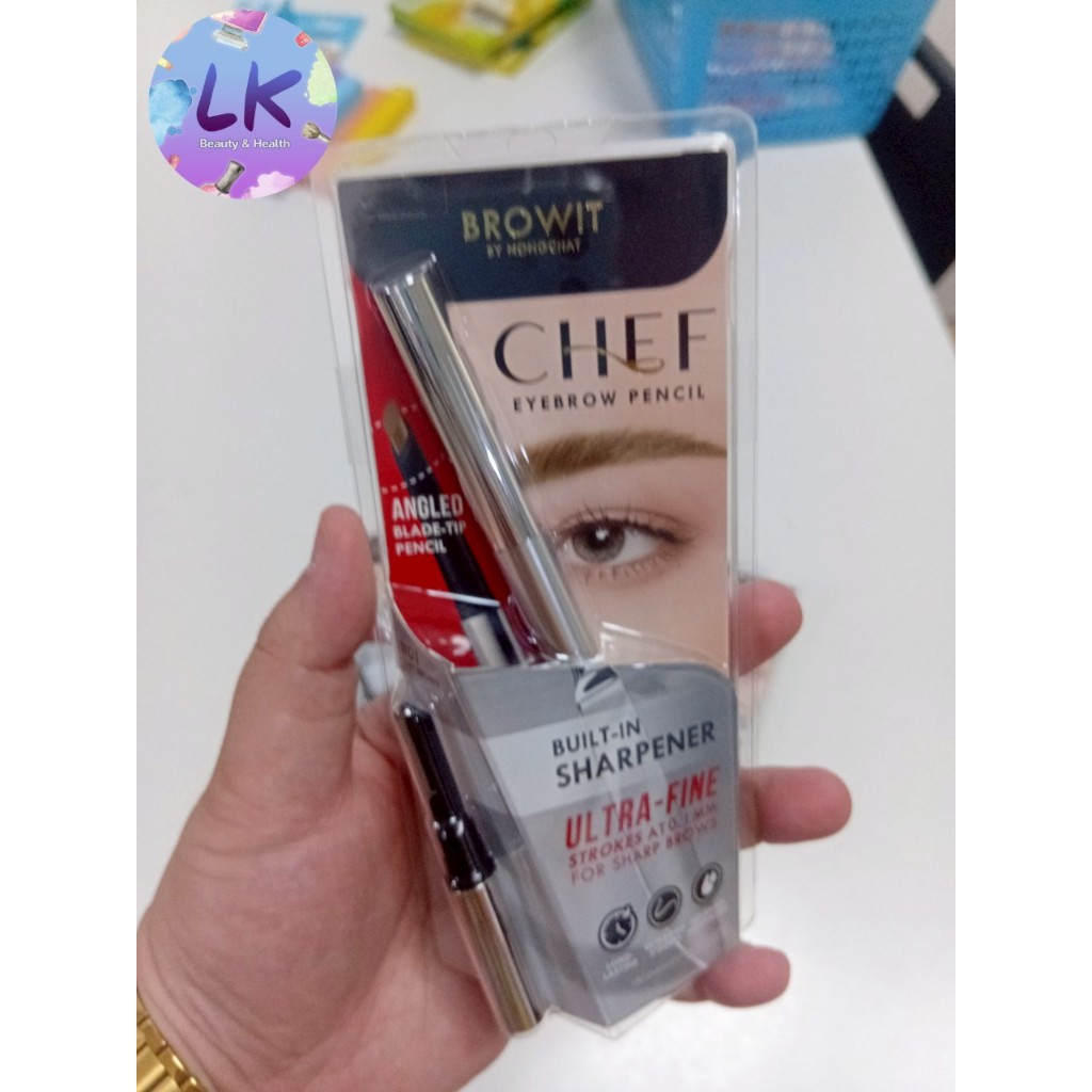 BROWIT Chef Eyebrow Pencil บราวอิท เชฟ อายโบรว์ เพนซิล 0.15g | Shopee Thailand