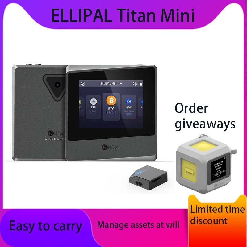 ELLIPAL Hardware Wallet, Air-gapped & Internet Isolated Security Crypto ...