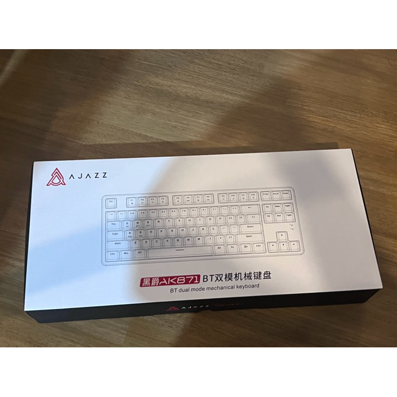 WIRELESS KEYBOARD AJAZZ AK871 (WHITE TEA) (RED SWITCH EN/TH) | Shopee ...