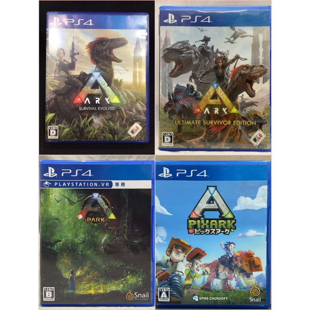 แผ่นแท้ [PS4] รวมทุกภาค ARK: Survival Evolved (Japan) ARK PixARK ...
