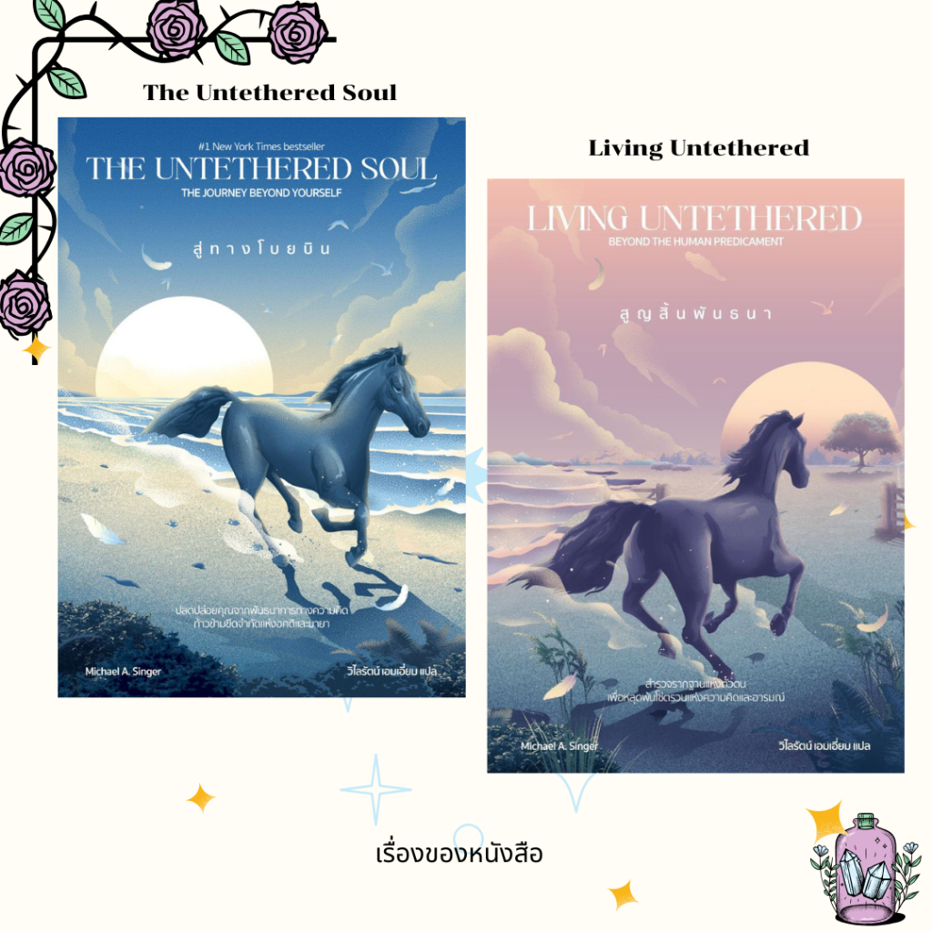 พร้อมส่ง หนังสือ สู่ทางโบยบิน The Untethered Soul สูญสิ้นพันธนา Living ...