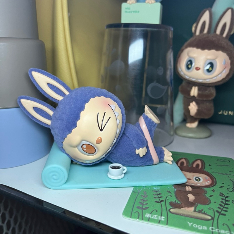 POPMART THE MONSTERS Lazy Yoga Series Figures พร้อมส่งจากกทม. | Shopee ...