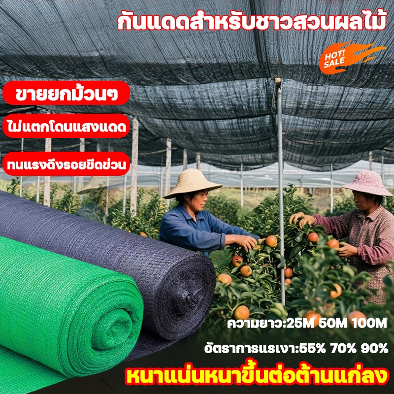 🌞1 ม้วนใช้ได้นาน50ปี🌧ZHEYA สแลนกันแดด สแลนกรองแสง สแลนกรองแสงสีเขียว ...