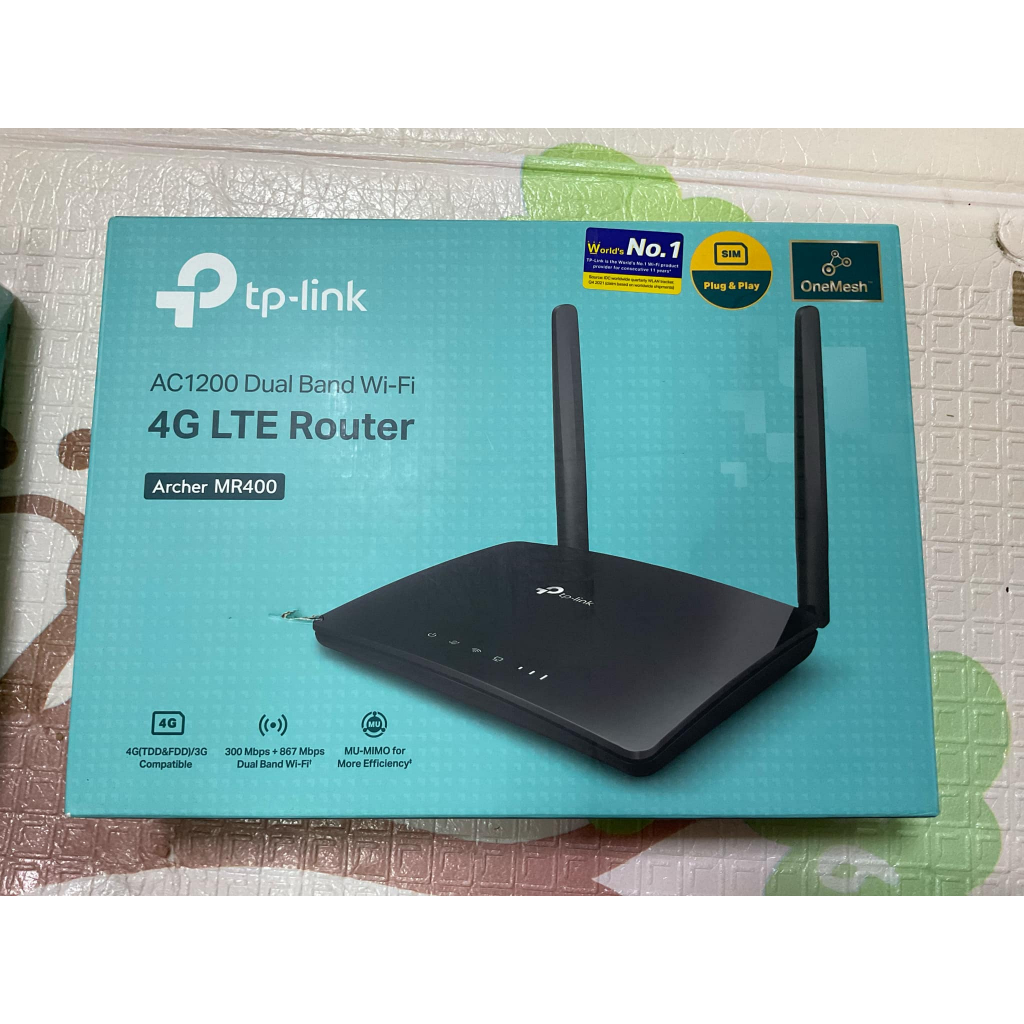 TP LINK sim เร้าเตอร์ใส่ซิมอินเตอเน็ต TP-Link Archer MR400 AC1200 ...