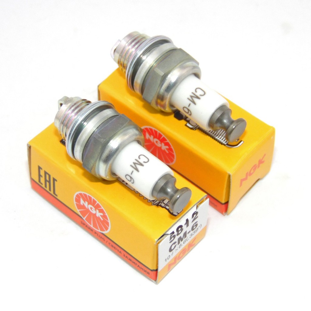 หัวเทียน NGK 5812 CM-6 Nickel Spark Plug 1หัว (ของแท้พร้อมส่งจากไทย ...