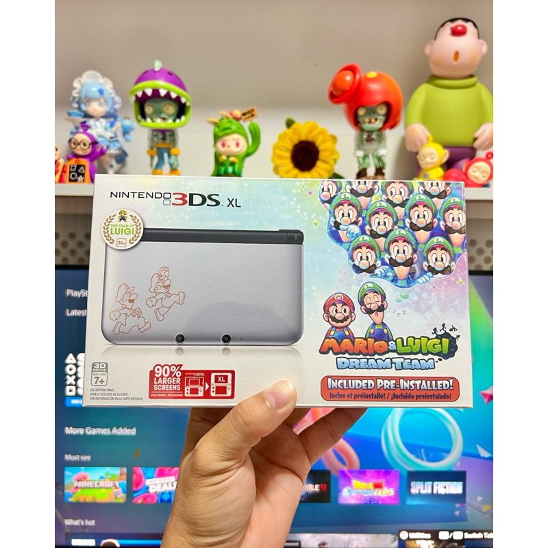 Nintendo 3DS XL Silver Mario & Luigi Dream team Limited Edition มือ 2 สภาพสวยสะสม 99% | Shopee ...