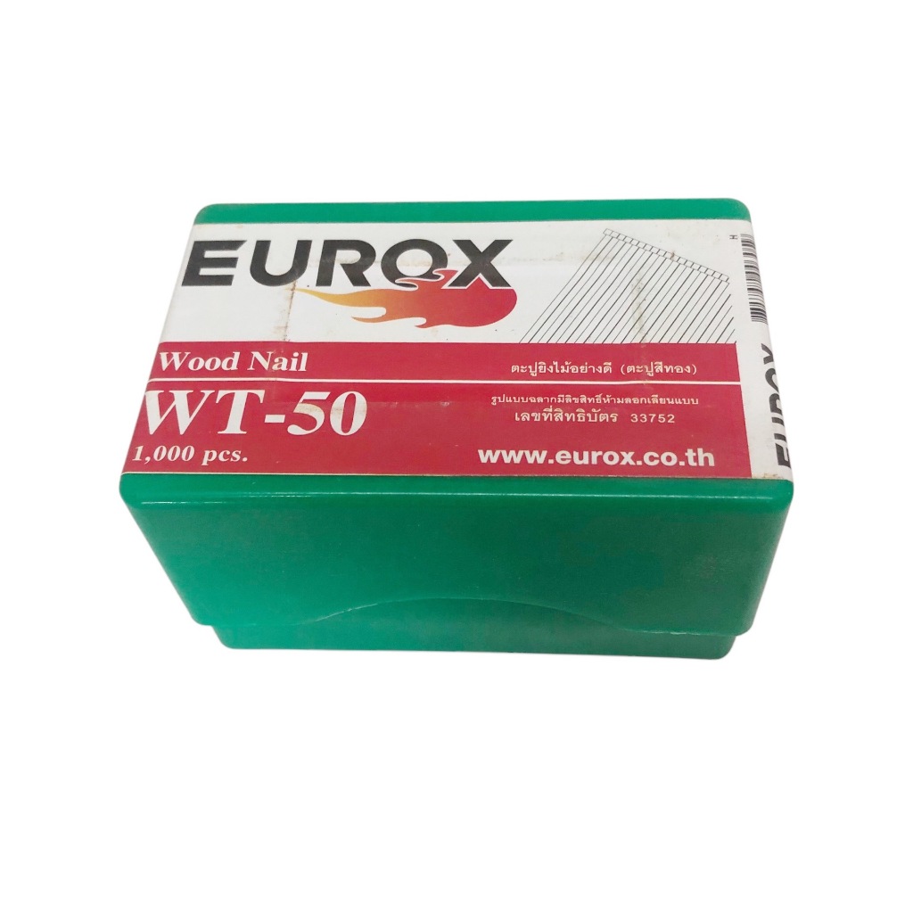 EUROX ยูร๊อกซ์ ตะปูลม ตะปูลมขาเดี่ยวยิงไม้ ตะปูลมยิงไม้ตัวสีทอง ตะปู WT ตะปูยิงไม้ หัวใหญ่ ใช้ ...