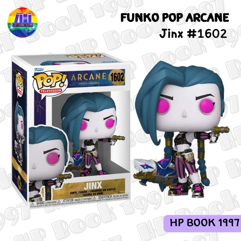 Funko Pop Arcane - Jinx #1602 (ลิขสิทธิ์แท้) : อาร์เคน - จิงซ์ : LOL ...
