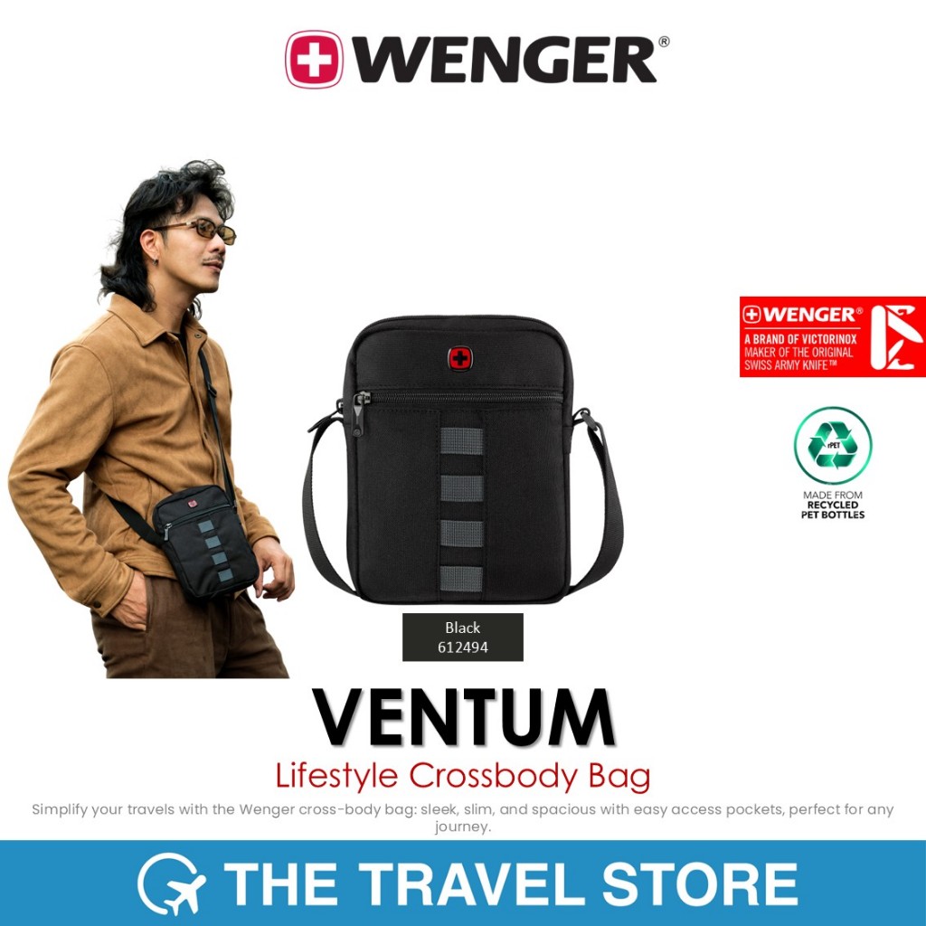 WENGER Ventum Lifestyle Crossbody Bag (612494) กระเป๋าสะพายข้าง พาดไหล่ ...