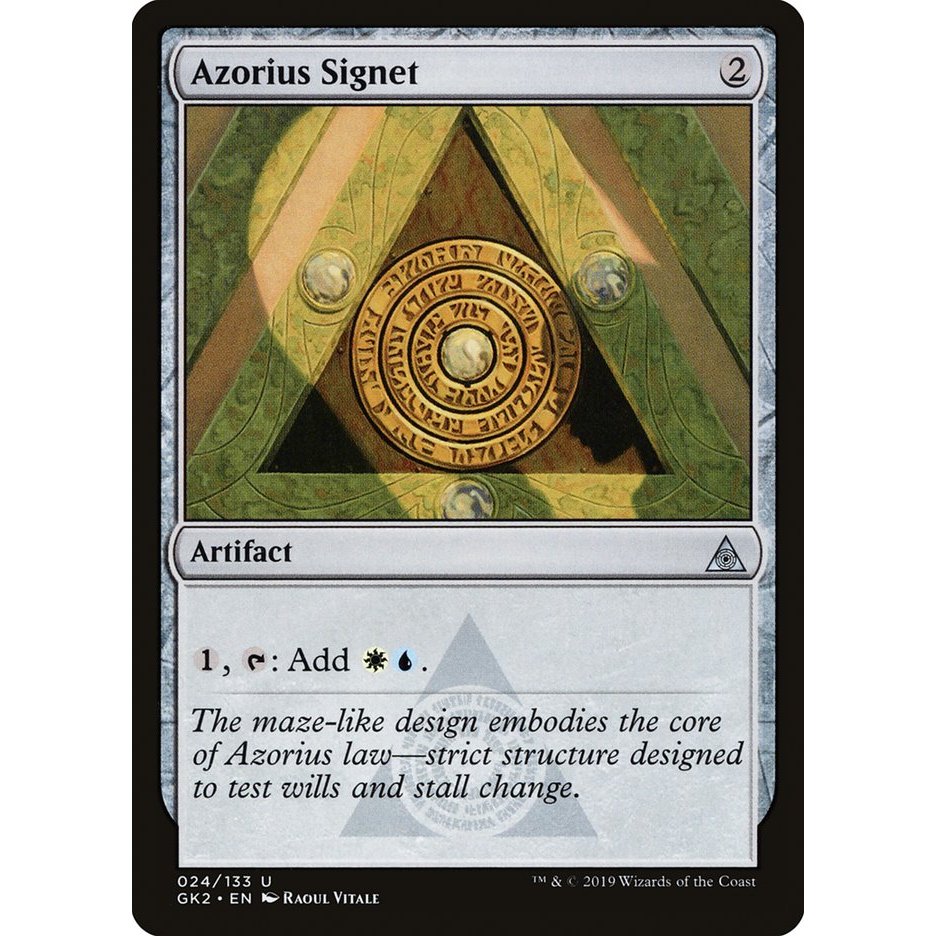 Azorius Signet GK2, DSC การ์ด Magic the Gathering [MTG] ของแท้ | Shopee ...