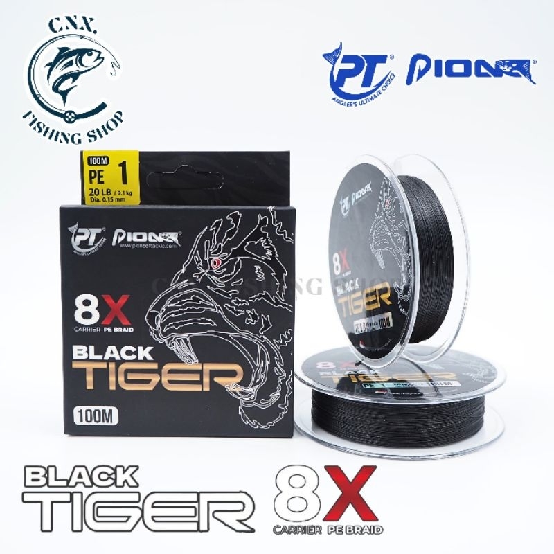 สาย PE PIONEER BLACK TIGER X8 100m | Shopee Thailand