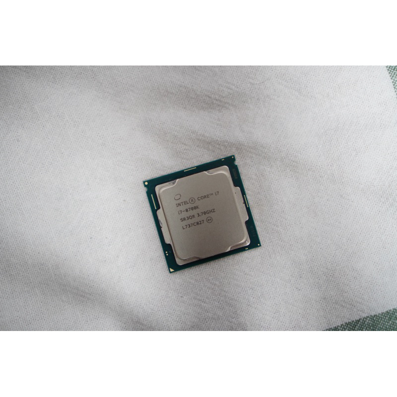 CPU (ซีพียู) 1151 INTEL CORE I7-8700K 3.7 GHz (WITHOUT CPU COOLER ...