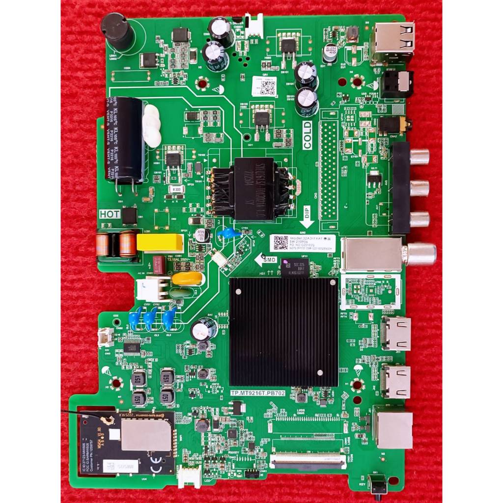 เมนบอร์ดทีวี Hisense รุ่น 32E5G , 32A4200G พาสบอร์ด TP.MT9216T.PB702 | Shopee Thailand