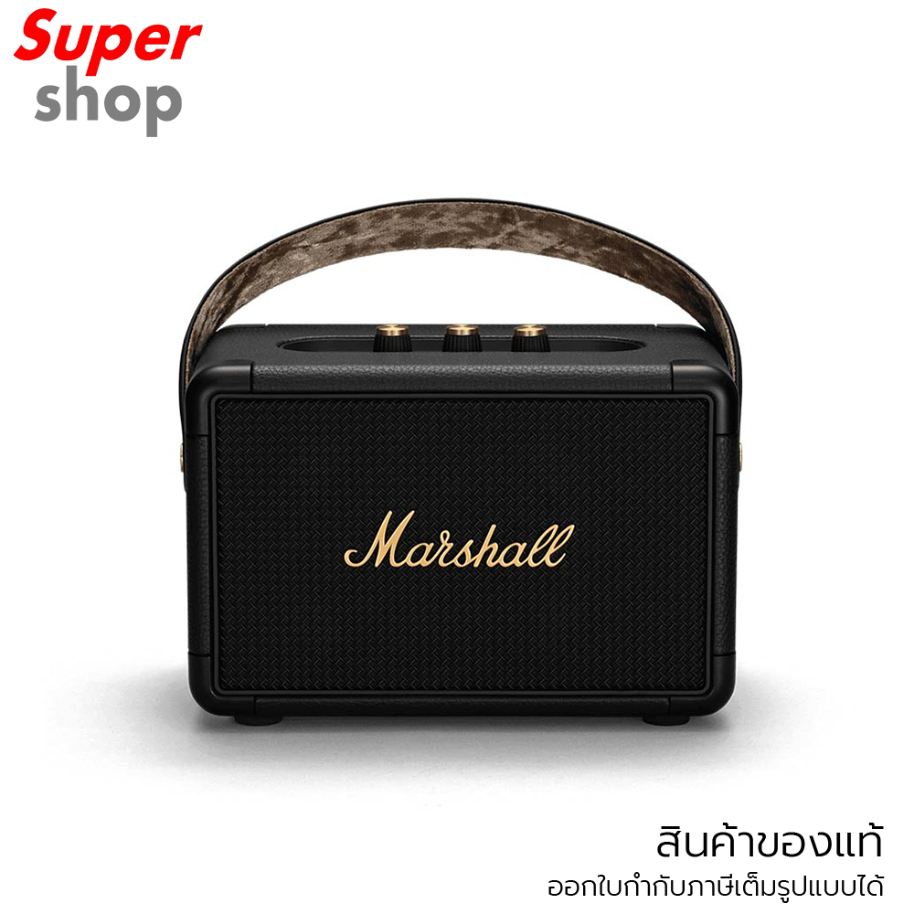 Marshall ลำโพงแบบพกพา รุ่น Kilburn II Black & Brass | Shopee Thailand