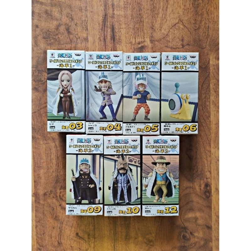 🔥One Piece Wcf Marines กล่องเปล่า (BOX ONLY)🔥 | Shopee Thailand