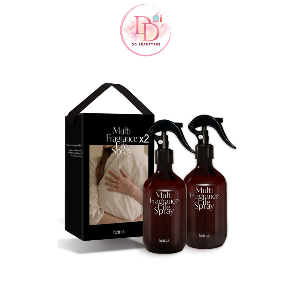 สเปรย์ปรับอากาศ HETRAS Multi Fragrance Life Spray ขนาด 300ml. x 2 ขวด จากประเทศเกาหลี | Shopee ...