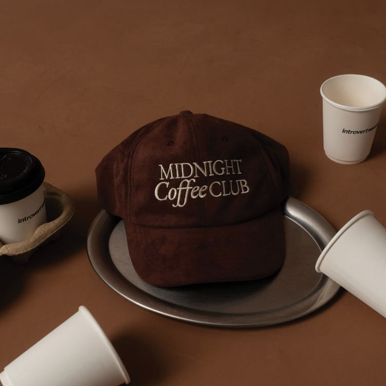 introvertwears | MCC Cap (3 colors) หมวกผ้าหนังกลับเนื้อเนียนนุ่ม ...