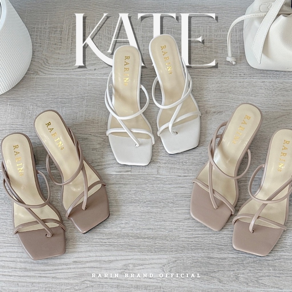 Rarin [ Kate ] รองเท้าส้นกลม สูง 2 นิ้ว สวยมาก ต้องมีติดตู้~ **เท้าไม่เรียวบวกเพิ่ม** | Shopee ...