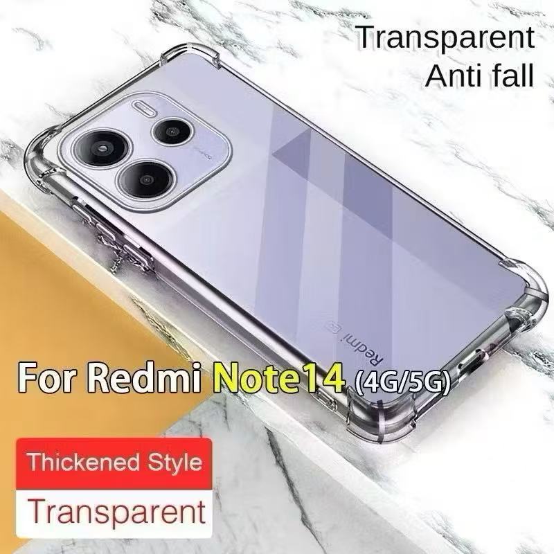 เคสใส กันกระแทก สำหรับ Xiaomi Redmi Note 14 4G/5G Redmi Note14Pro /Poco X7 Redmi Note14 pro plus ...