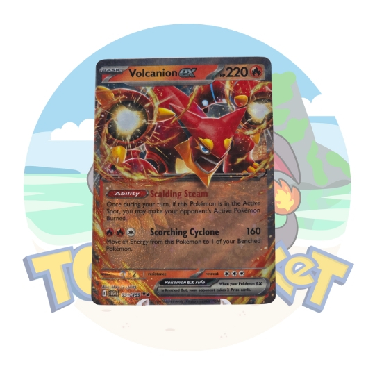 Pokemon Card "Volcanion Ex 031/159" ENG Journey Together | Shopee Thailand