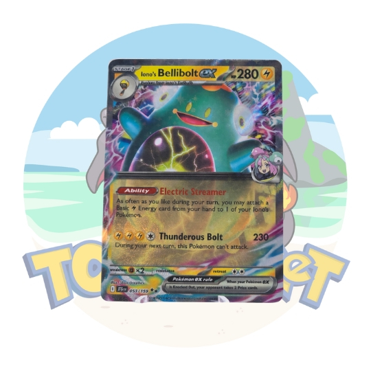 Pokemon Card "Iono's Bellibolt Ex 053/159" ENG Journey Together ...
