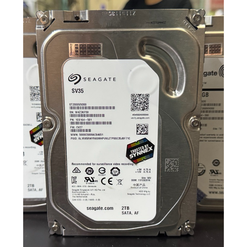 hdd pc 3.5 2tb 2 tb 2000gb seagate st2000vx000 sv35 sata-3 64mb 7200 ...