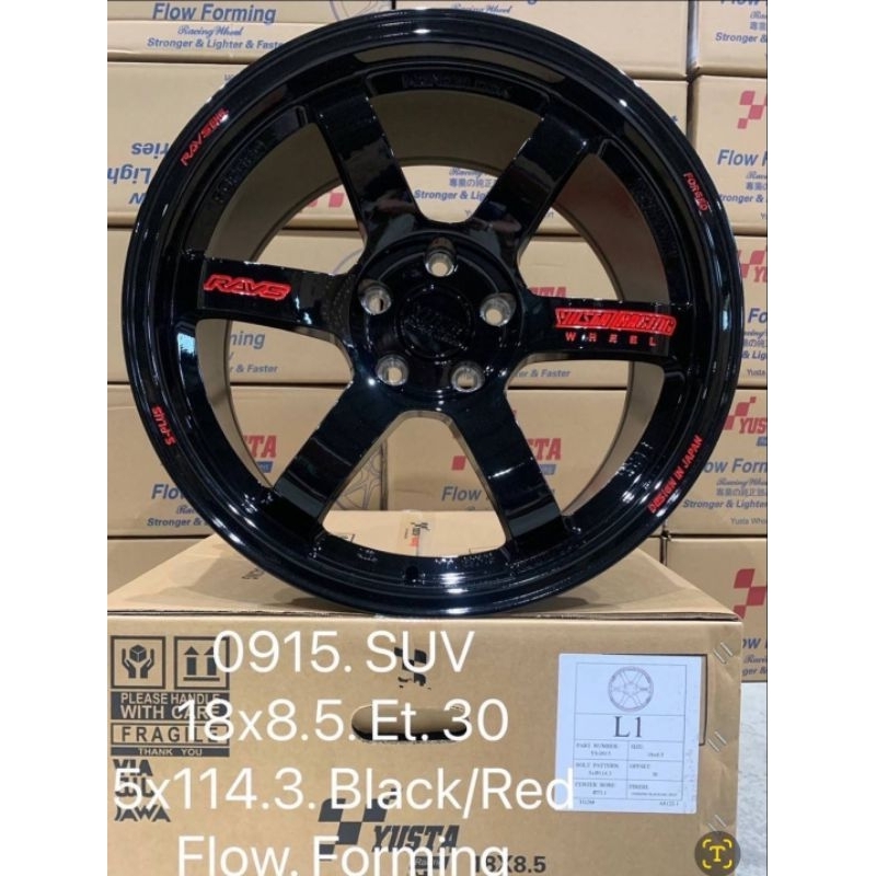 ล้อแม็กซ์ TE37 SUVขอบ18 5รู114.3 กว้าง8.5 นิ้ว ออฟเซต30 มี3สีลูกค้าสามารถแจ้งในแชตได้(ราคา4ล้อ ...