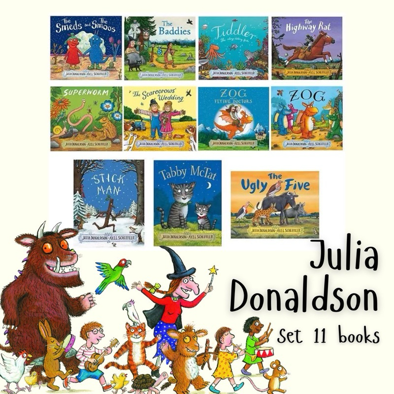 หนังสือชุด Julia Donaldson เซต 6 -11 เล่ม หนังสือแนะนำ | Shopee Thailand
