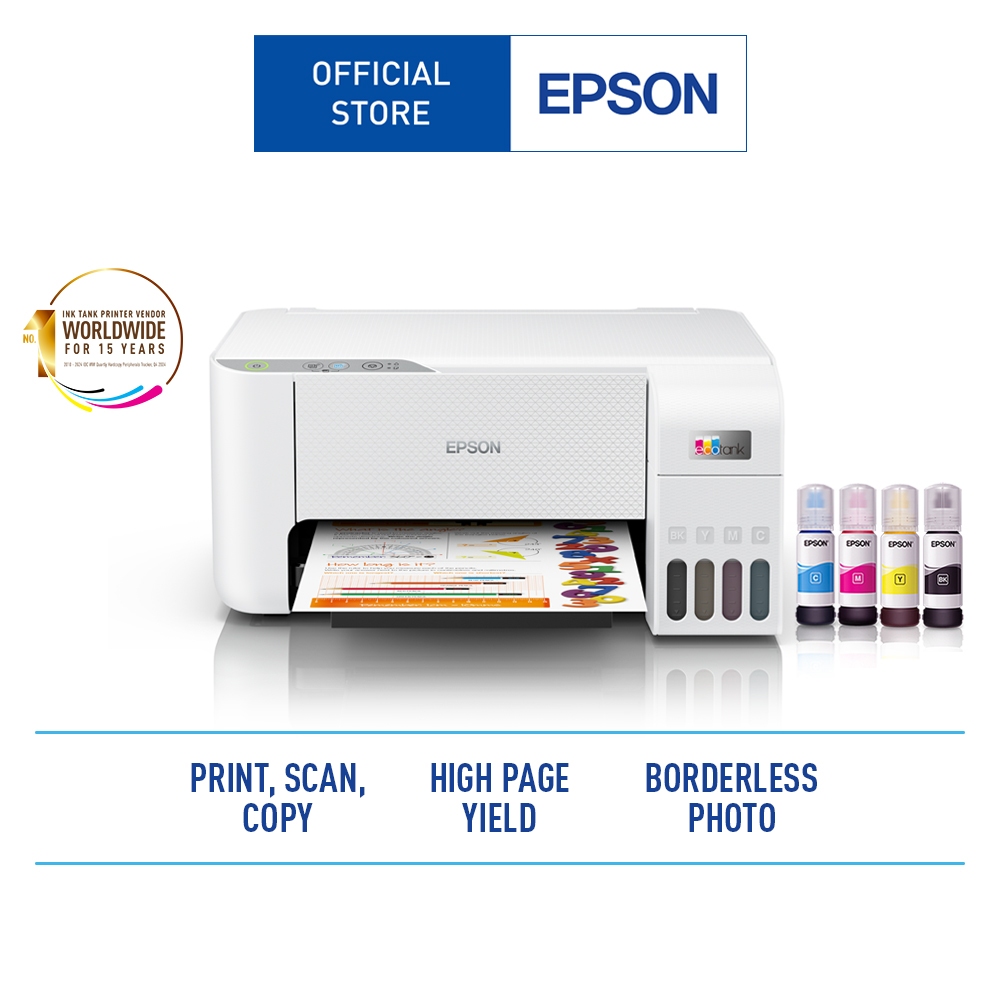 Epson EcoTank L3216 A4 All-in-One Ink Tank Printer มัลติฟังก์ชัน 3 in 1 (Print/Copy/Scan) *พร้อม ...