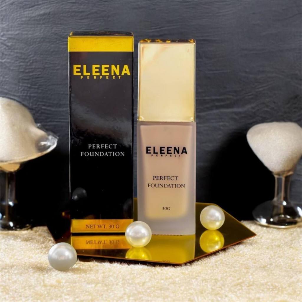 แบบใหม่ รองพื้นขั้นเทพ ปกปิดเนียน ผสมกันแดด Eleena Perfect Foundation ขนาด 30 กรัม | Shopee Thailand