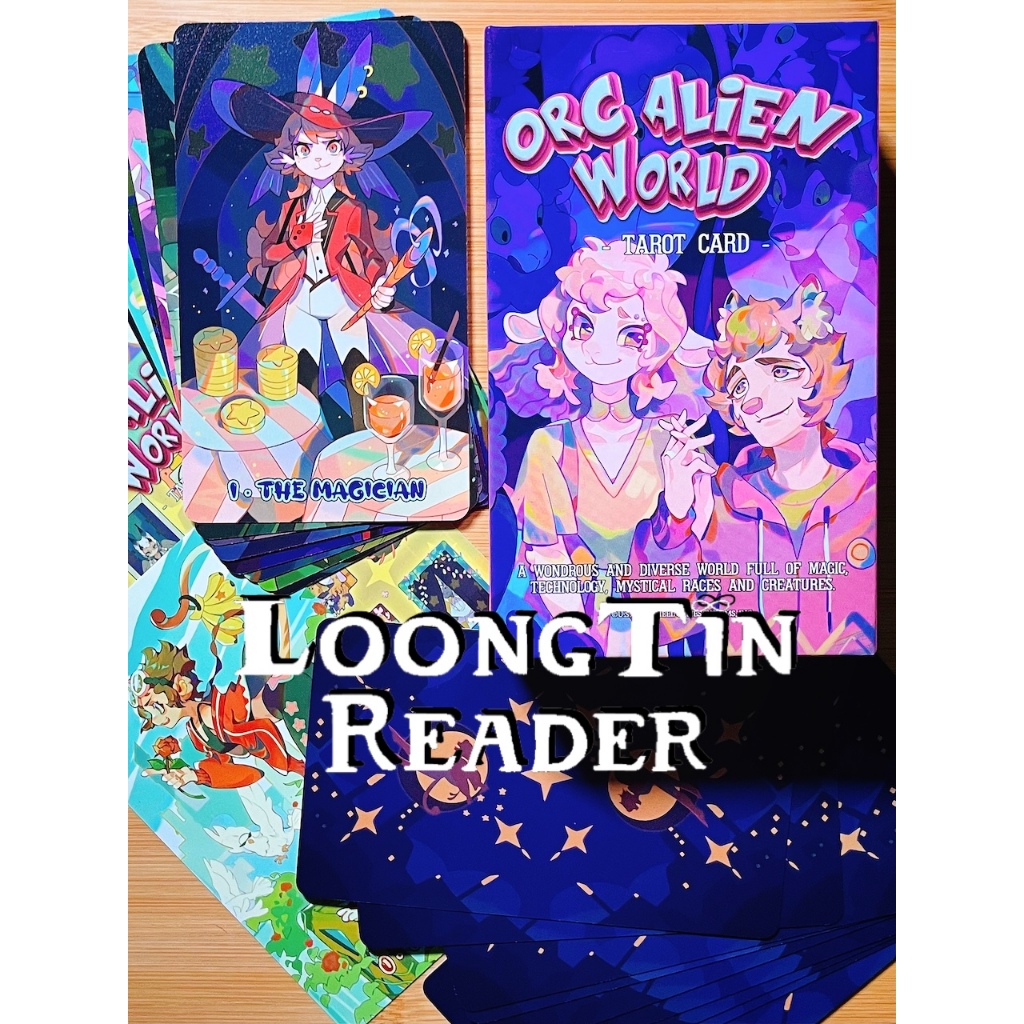Orc Alien World Tarot Deck ไพ่ทาโรต์ ไพ่ยิปซี ของแท้ ลุงติน | Shopee ...