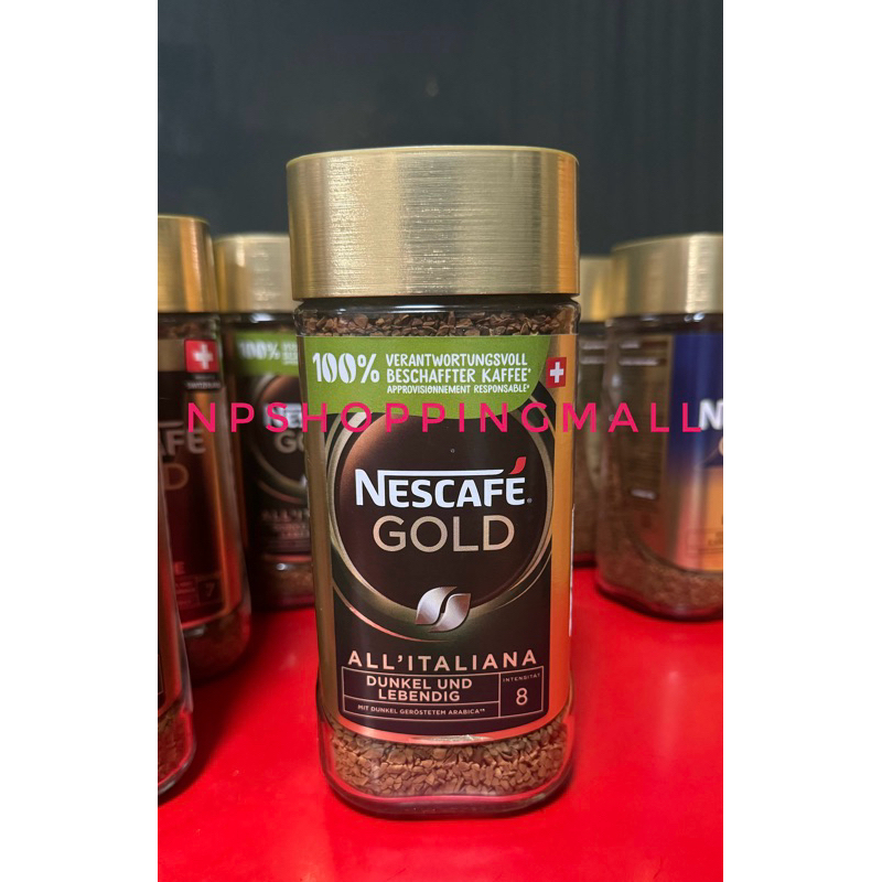 Nescafe GOLD All' Italiana โกลด์ ออล อิตาเลียน่า คอฟฟี่ กาแฟสำเร็จรูป ...