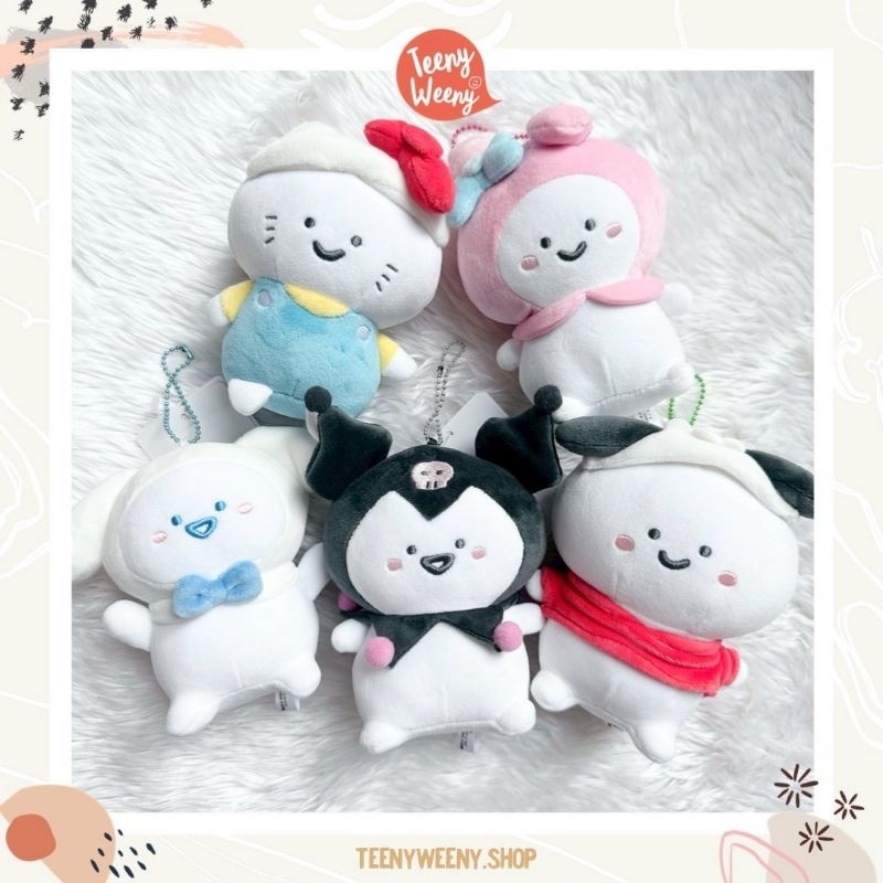 พวงกุญแจห้อยกระเป๋าซานริโอ้ Sanrio x Obungu to issho Keychain | Shopee ...