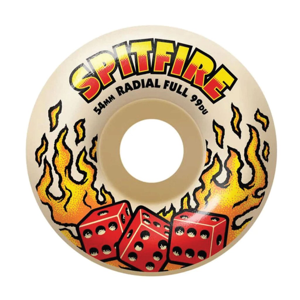 ล้อสเก็ตบอร์ด ยี่ห้อ SPITFIRE F4 99d Radial Full Hot Hands ขนาด 54mm, 56mm | Shopee Thailand